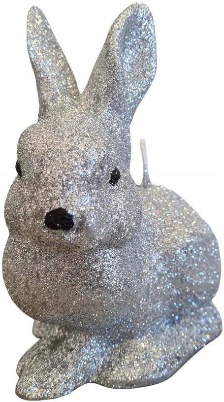 Lux Decorations Świeca Zając Brokat Srebrny 13 Cm a57e77ab-c8cf-4c4d ...