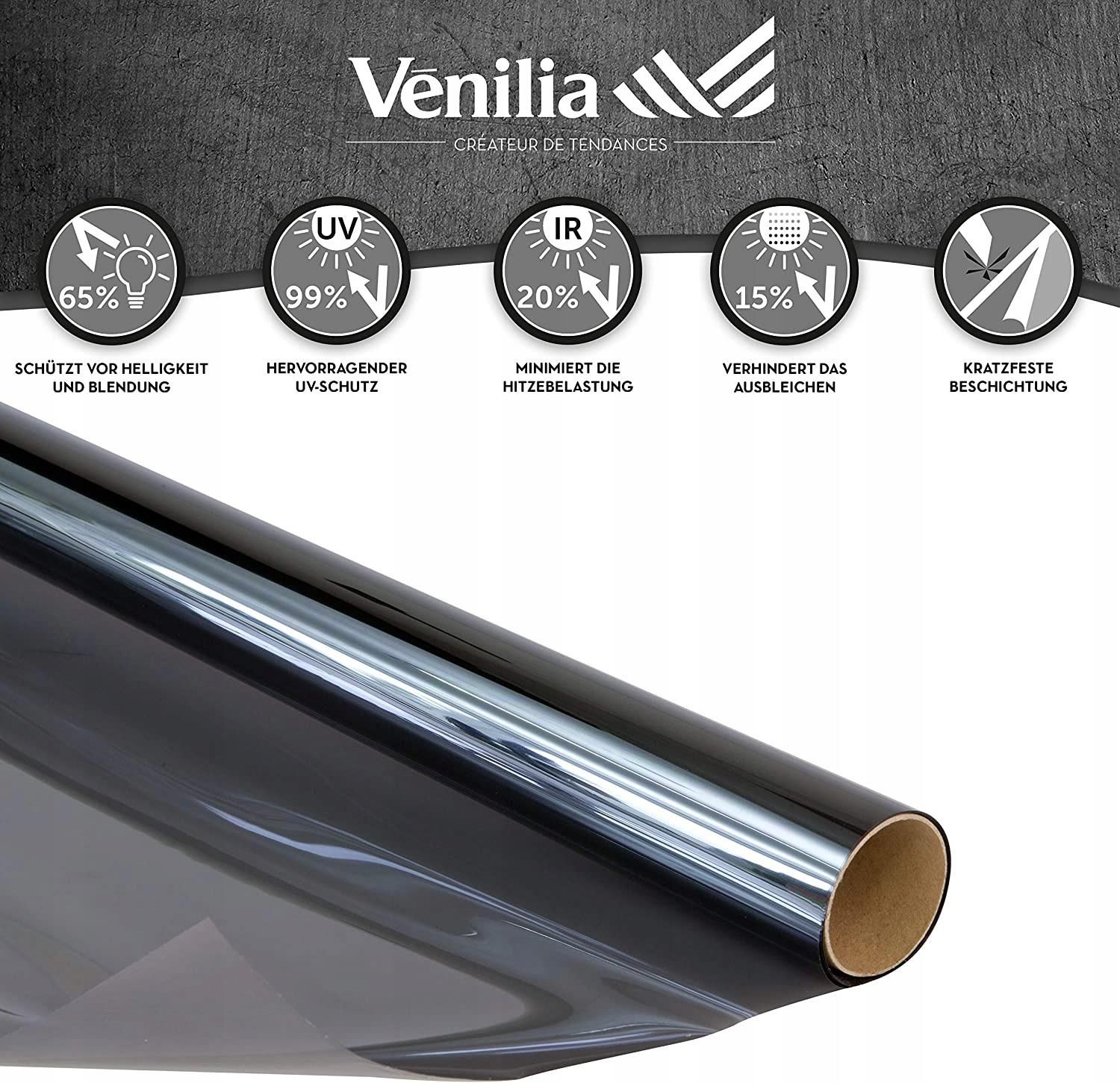 Venilia Decor Folia Przeciwsłoneczna 100X200Cm Czarna 8fb3654a-a0c3 ...
