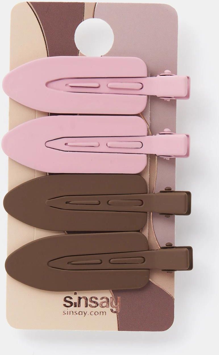 Sinsay Spinki Do Włosów 4 Pack Wielobarwny - Opinie i ceny na Ceneo.pl