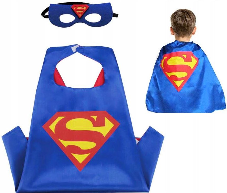 Peleryna Superman Maska Strój Przebranie - Ceny i opinie - Ceneo.pl