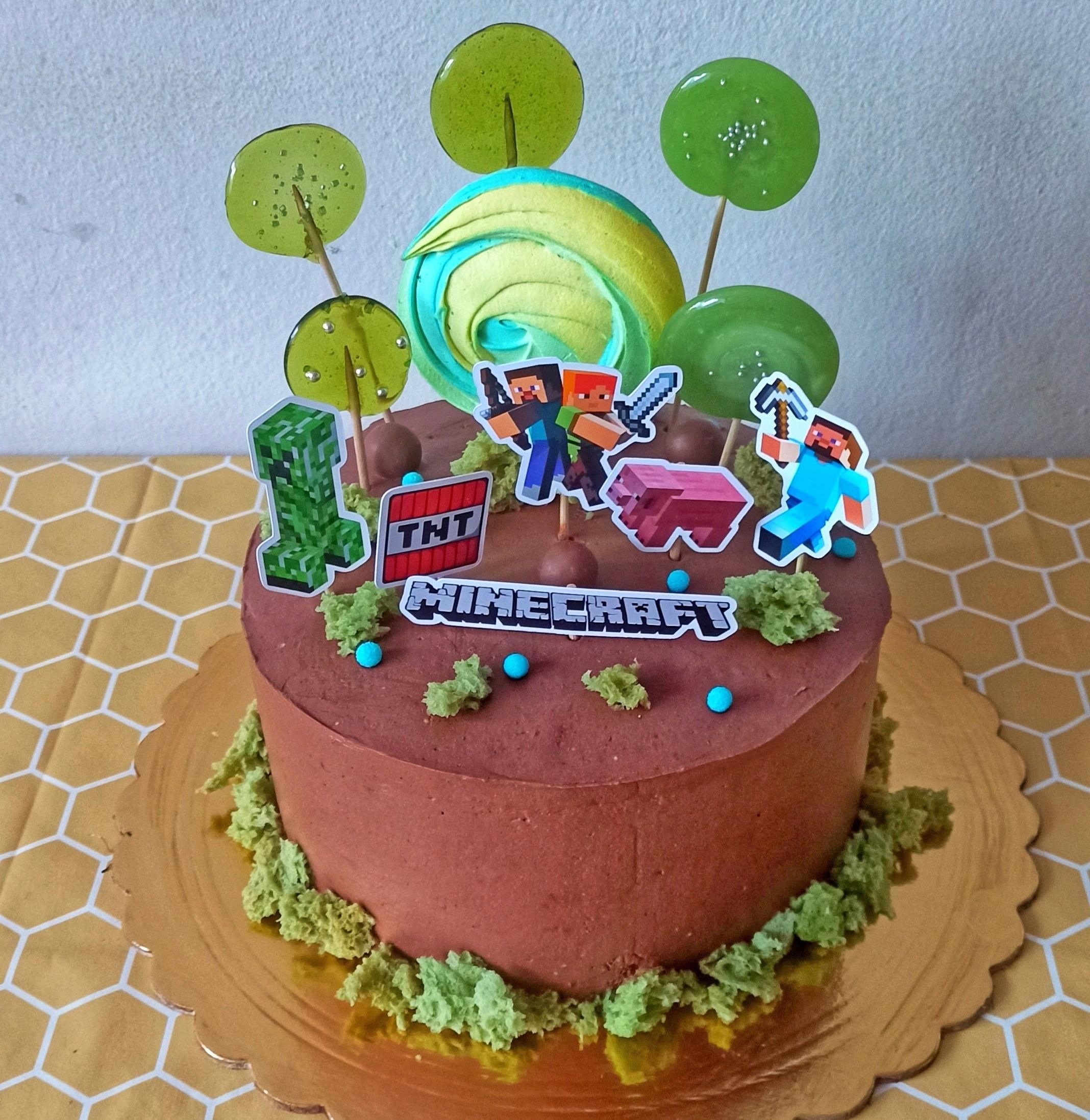 Madi Topper Pikery Na Tort Minecraft Tnt Creeper Gra 6S - Ceny i opinie ...