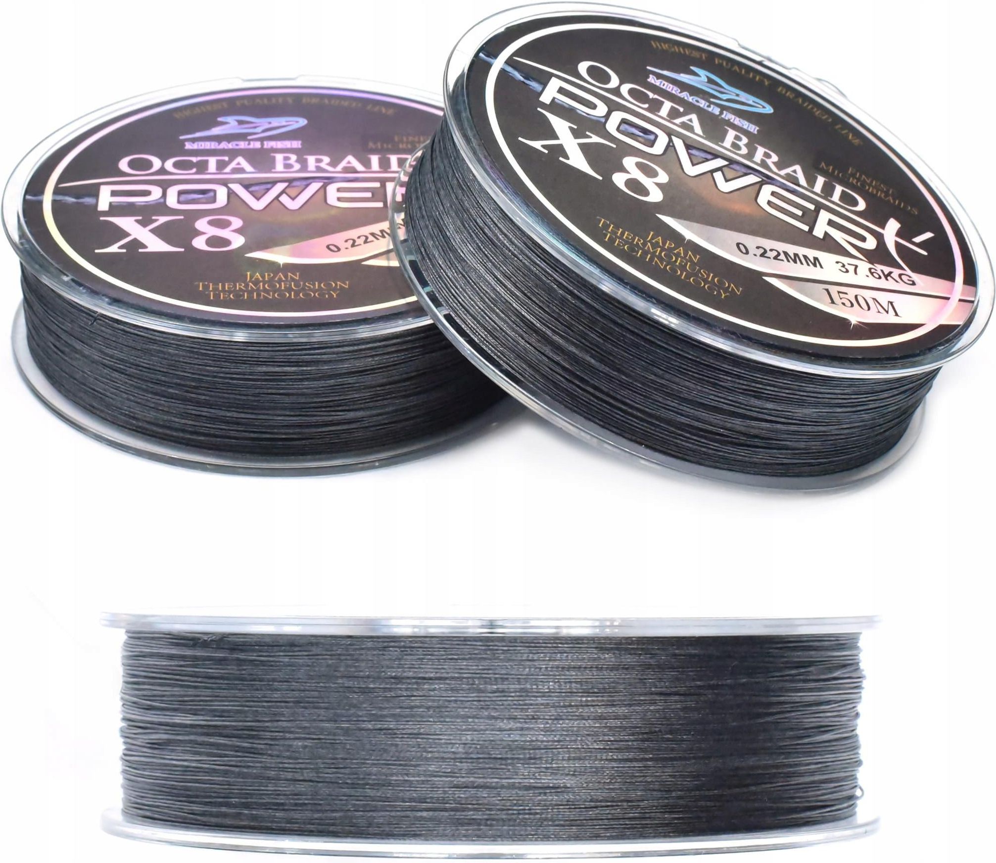 Miracle Fish Plecionka Octa Braid Power X8 Black 0,18Mm 150M 1549349860 ...