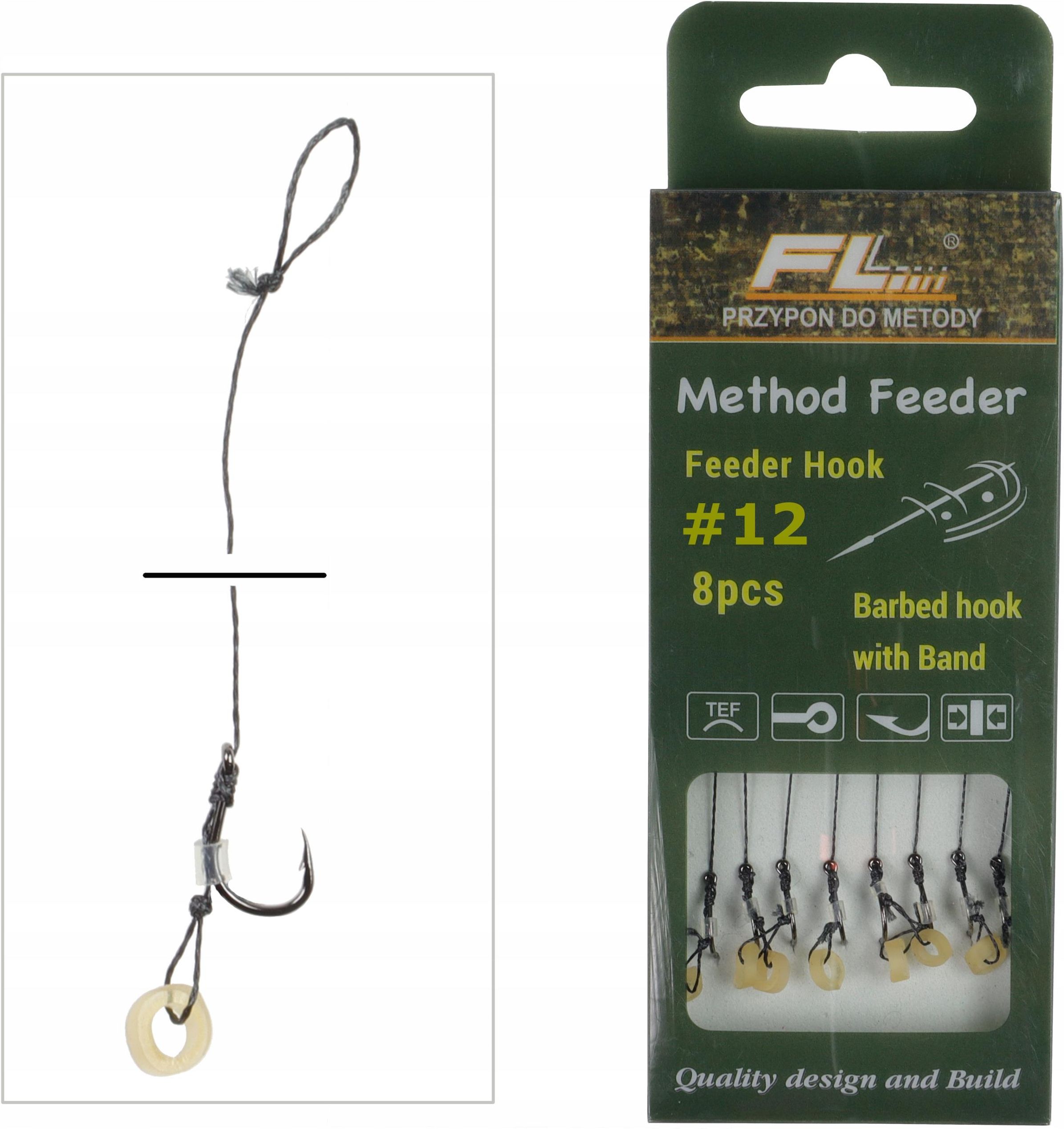 Fl Przypon Haczyki Method Feeder 12 Gumka Plecionka 1549434589 - Ceny i opinie - Ceneo.pl