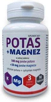 BONAFARM Potas + Magnez 90tabl (5903111608392) - Opinie i ceny na Ceneo.pl