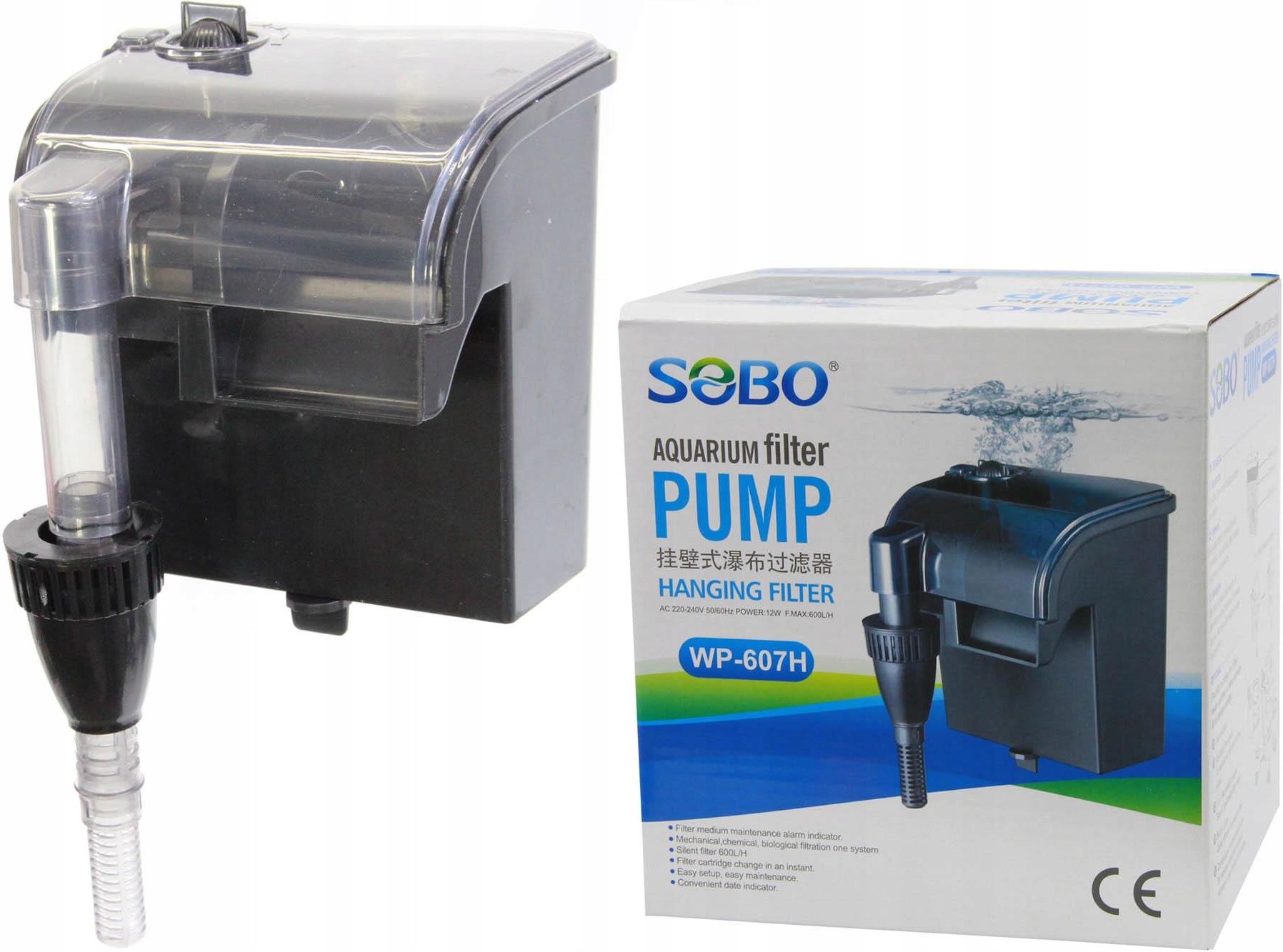 Sobo Wp-607H Filtr Kaskadowy 600L/H Do Akwarium Wp607H - Ceny i opinie ...
