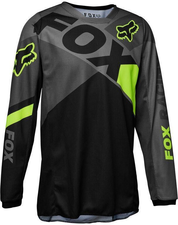 Fox Racing Bluza Rowerowa Dziecięca Junior 180 Xpozr Pewter Czarny ...