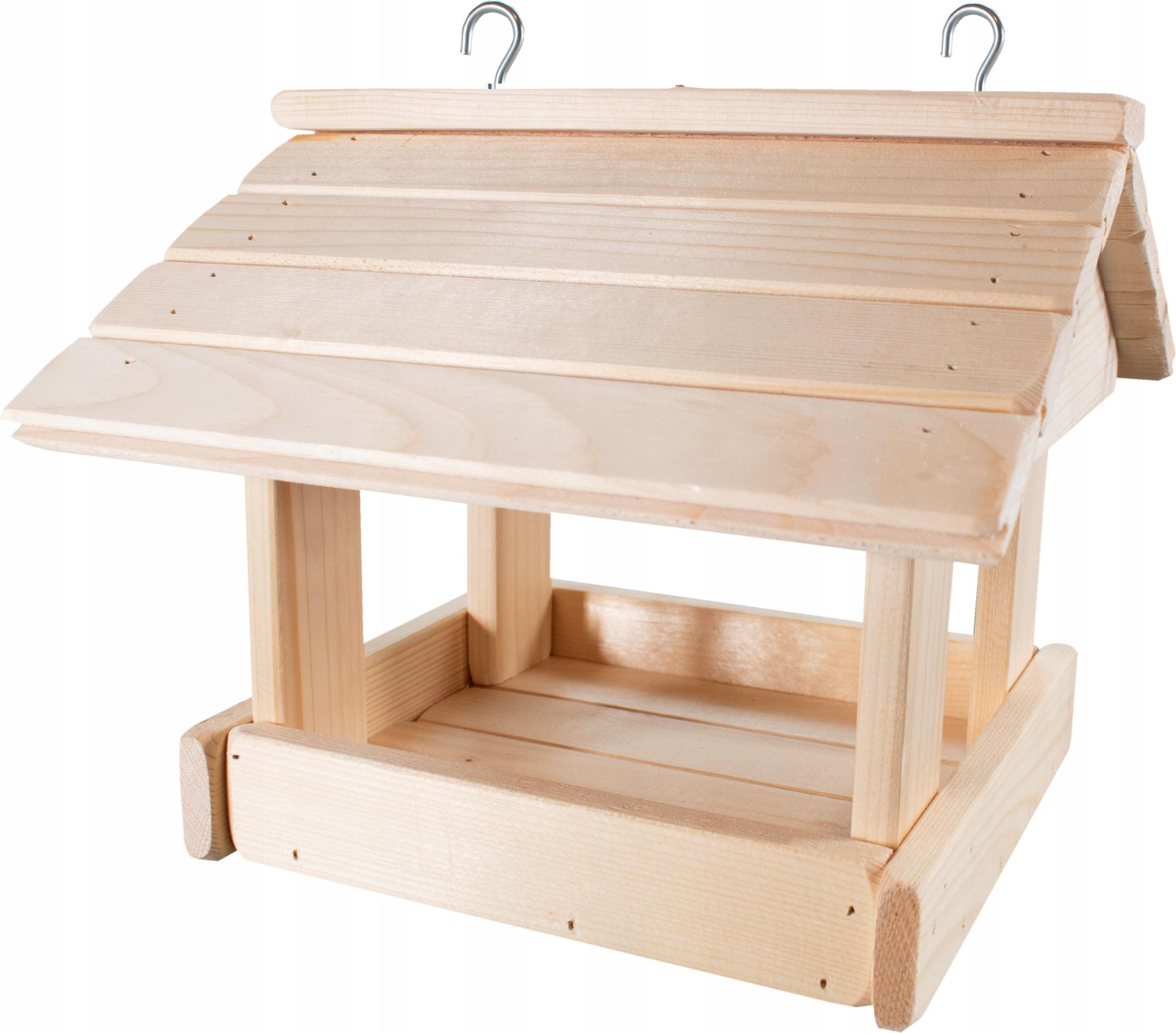 Solidny Drewniany Karmnik Dla Ptaków Karmik - Ceny i opinie - Ceneo.pl