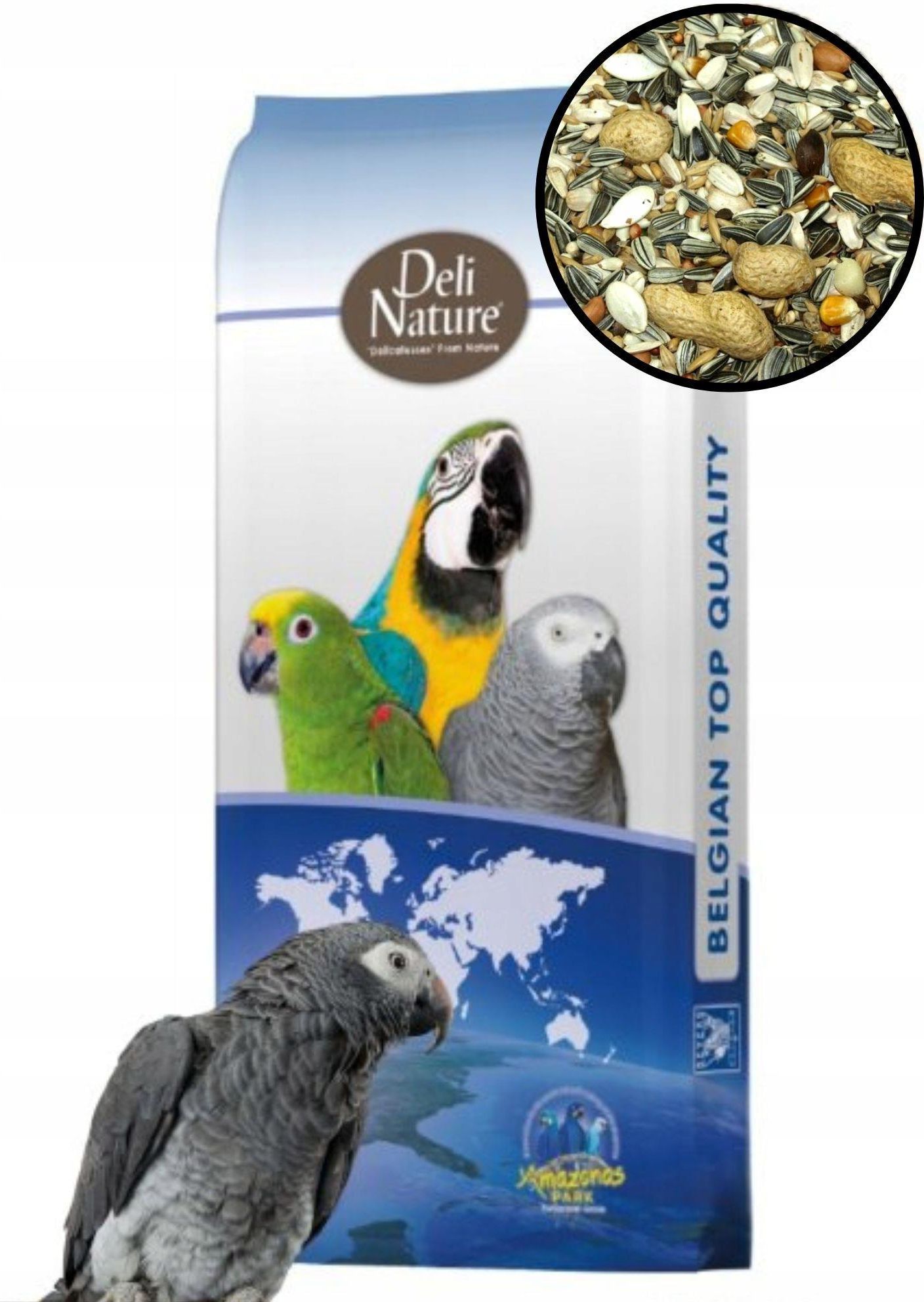 Deli Nature 62Deli Nature-Mieszanka Dla Papug Afrykańskich15Kg - Ceny i opinie - Ceneo.pl