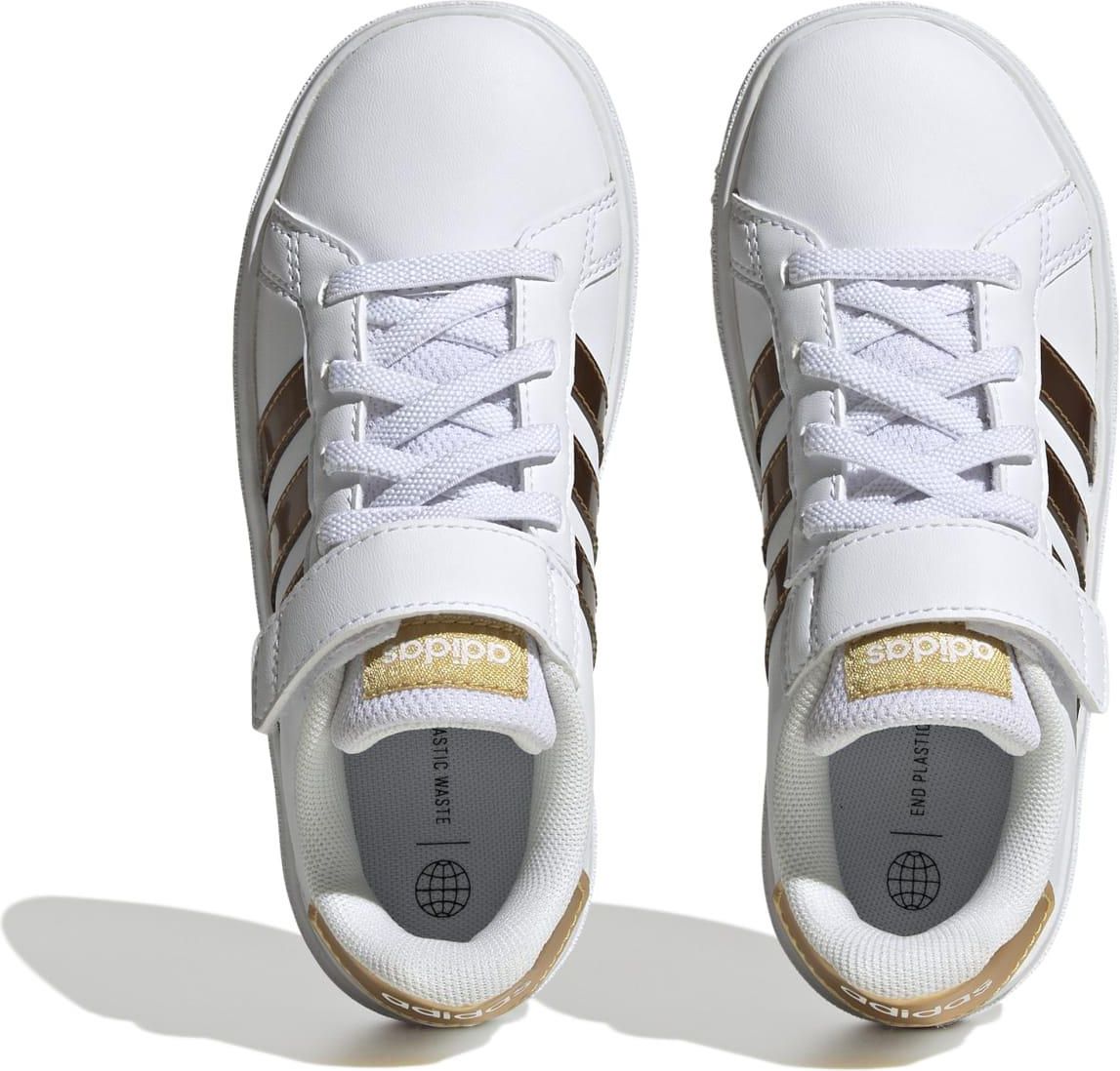 Dziecięce Buty Adidas Grand Court 2.0 EL K Gy2577 – Biały - Ceny i ...