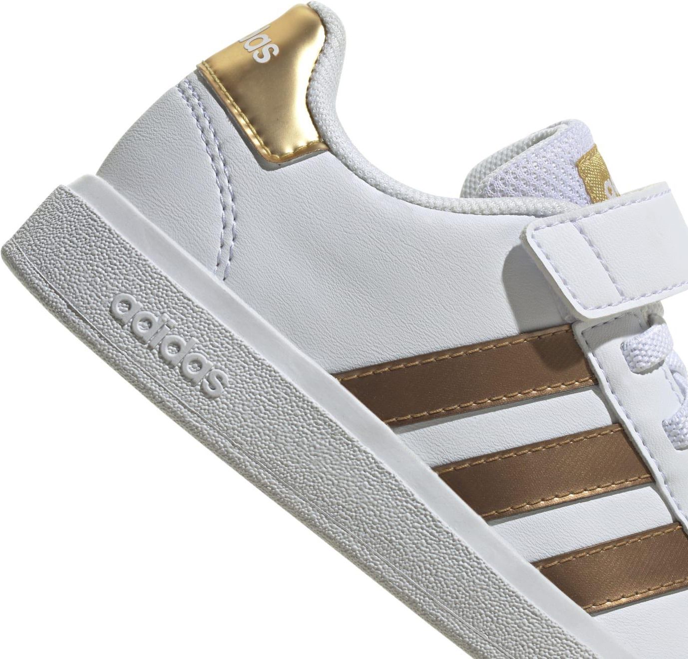 Dziecięce Buty Adidas Grand Court 2.0 EL K Gy2577 – Biały - Ceny i ...