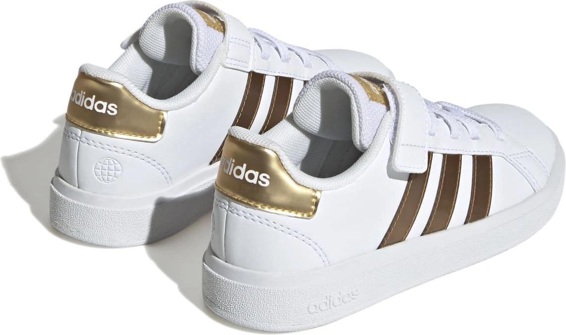 Dziecięce Buty Adidas Grand Court 2.0 EL K Gy2577 – Biały - Ceny i ...