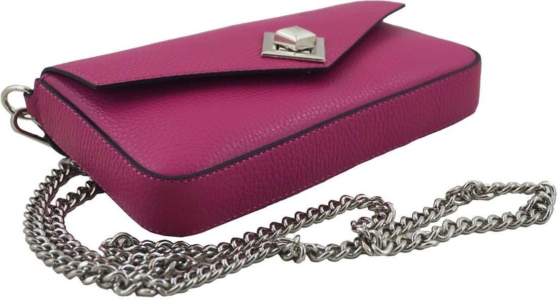 Małe skórzane torebki wizytowe - Fuksja - Ceny i opinie - Ceneo.pl