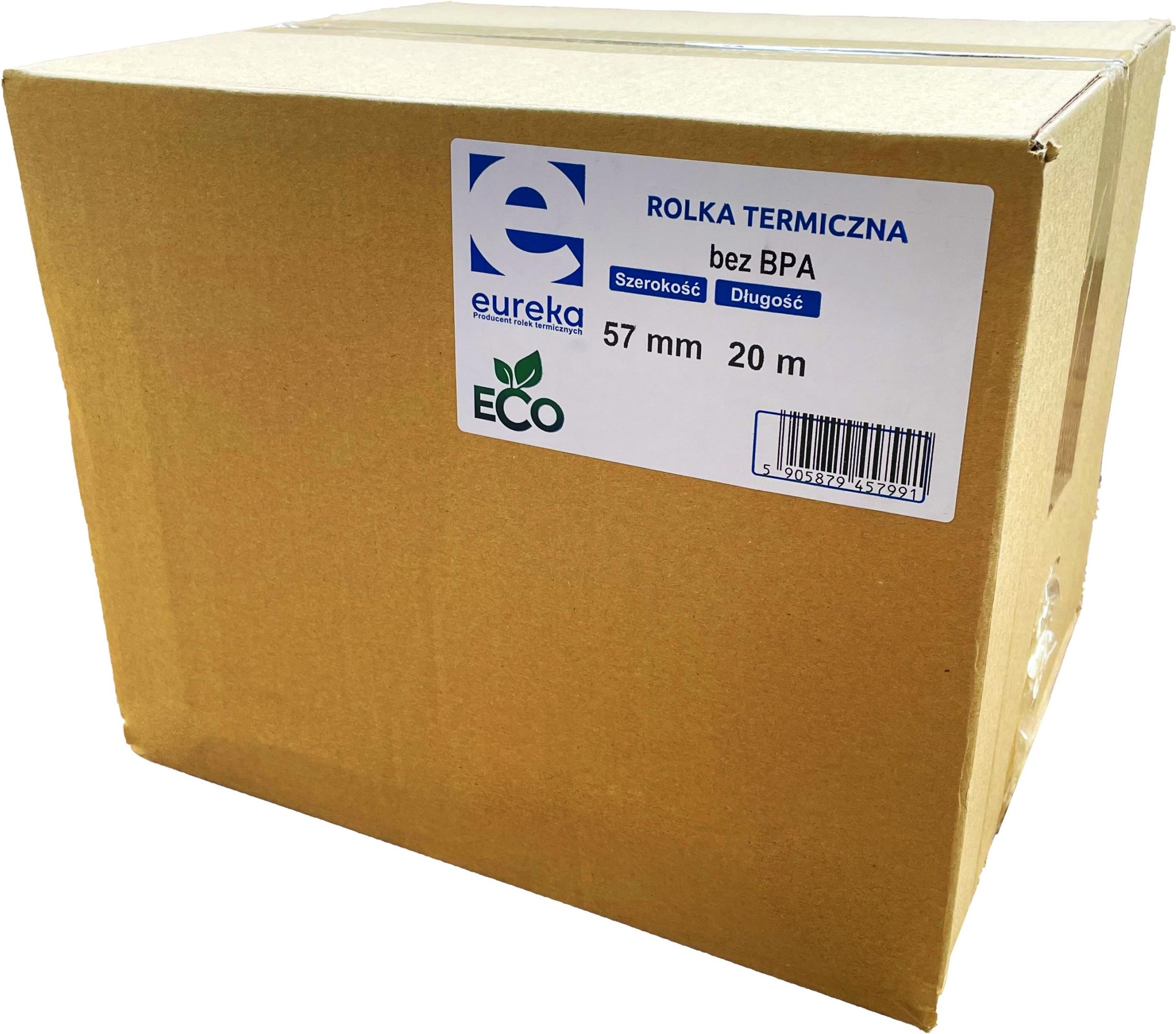 Eureka Rolki Termiczne 57x20 160szt. Kasy Karton - ceny i opinie - Ceneo.pl