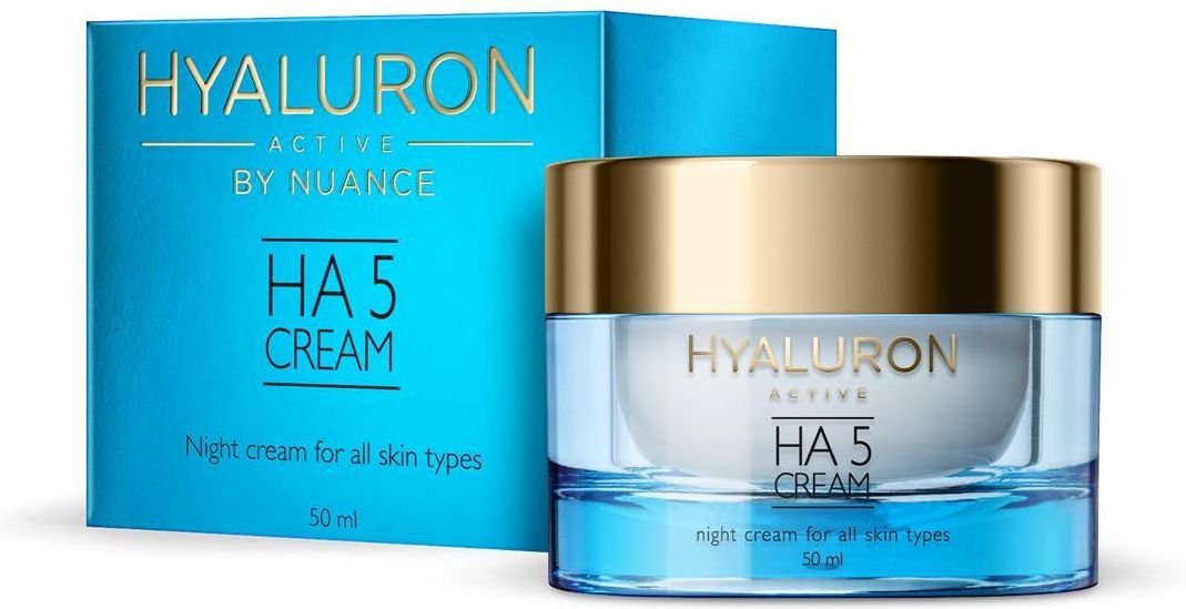 Krem do twarzy Nuance Hyaluron Active Ha 5 Krem Na Noc 50 ml - Opinie i ...