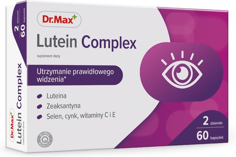 Dr.Max Lutein Complex 60kapsułek - Opinie i ceny na Ceneo.pl