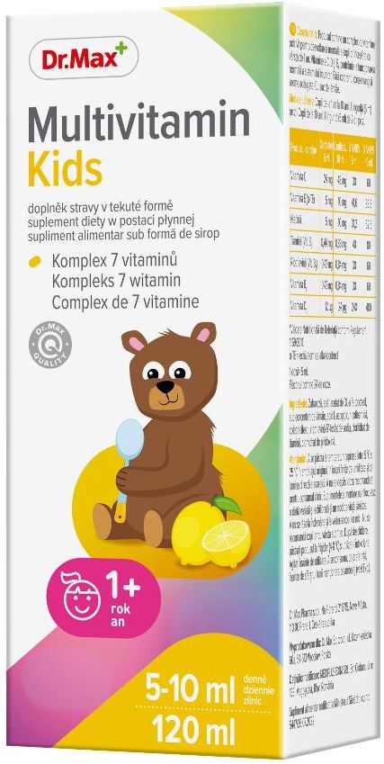 Dr.Max Multivitamin Kids 120ml - Opinie i ceny na Ceneo.pl