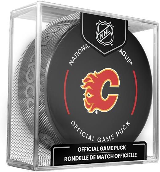 Calgary Flames Krążek Official Game Puck 2022 - Ceny i opinie - Ceneo.pl