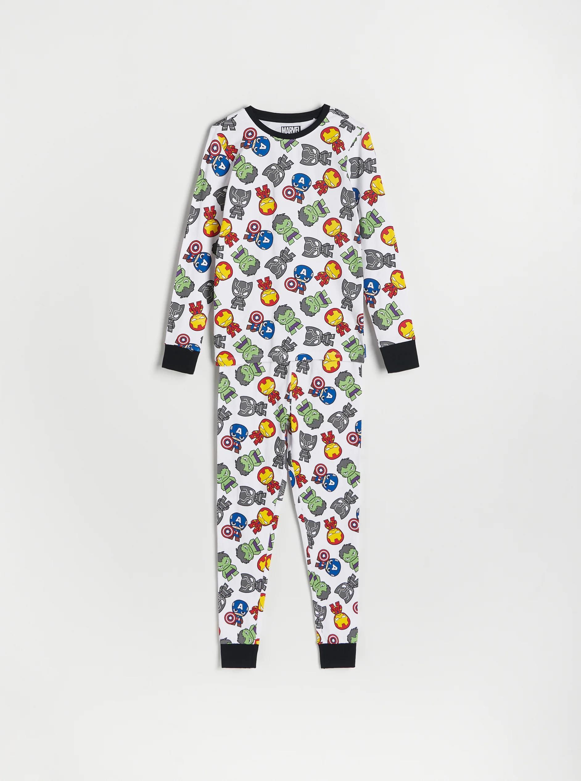 Reserved - Dwuczęściowa piżama Marvel - Biały - Ceny i opinie - Ceneo.pl