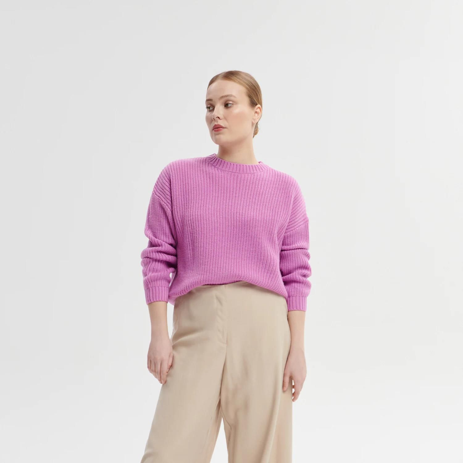 Sinsay - Sweter z miękkiej dzianiny - Różowy - Ceny i opinie - Ceneo.pl