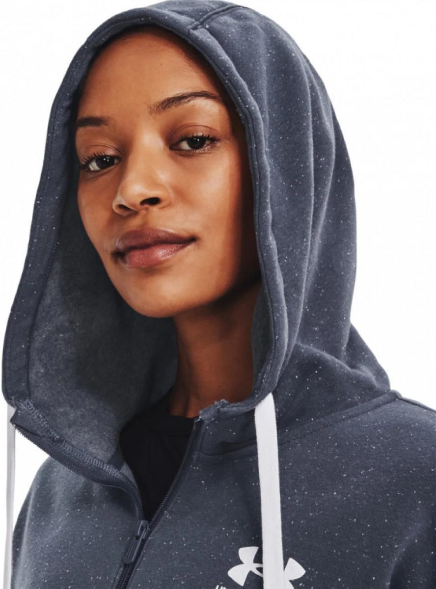 Damska bluza dresowa rozpinana z kapturem UNDER ARMOUR Rival Fleece Logo Hoodie - szara - Ceny i ...
