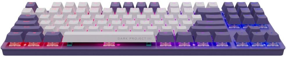 Klawiatura Dark Project KD87A Skeleton Violet/White ABS G3MS Sapphire ...