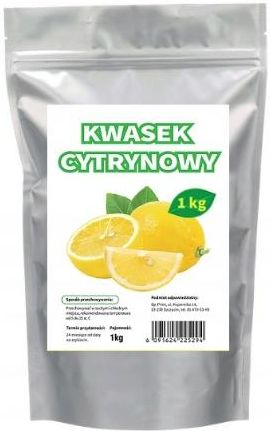 Drobne akcesoria medyczne Kwas Kwasek Cytrynowy Spożywczy E330 2Kg ...