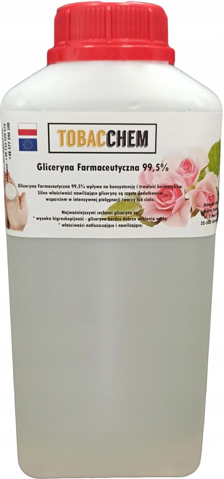 Gliceryna Rośl Farmaceutyczna 1L 1 25kg - ceny i opinie - Ceneo.pl