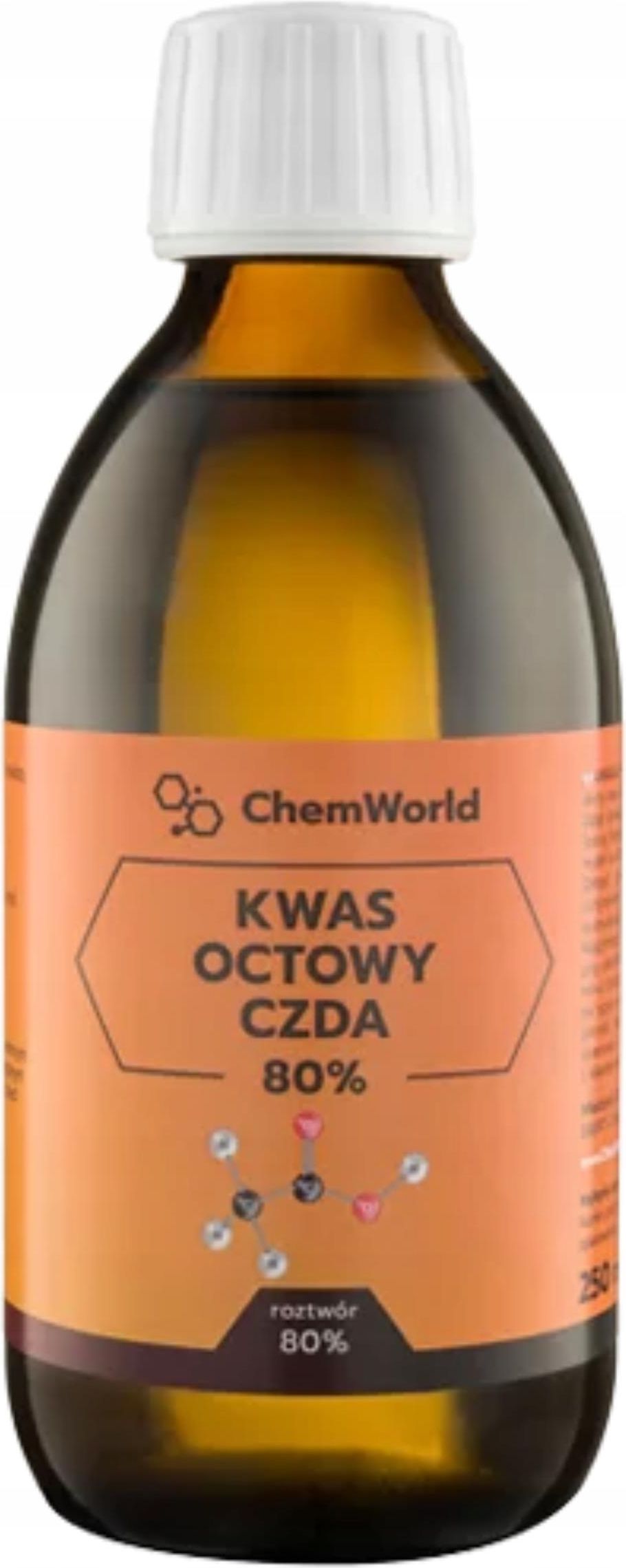 Chemworld Kwas Octowy 80% Czda 250ml - ceny i opinie - Ceneo.pl