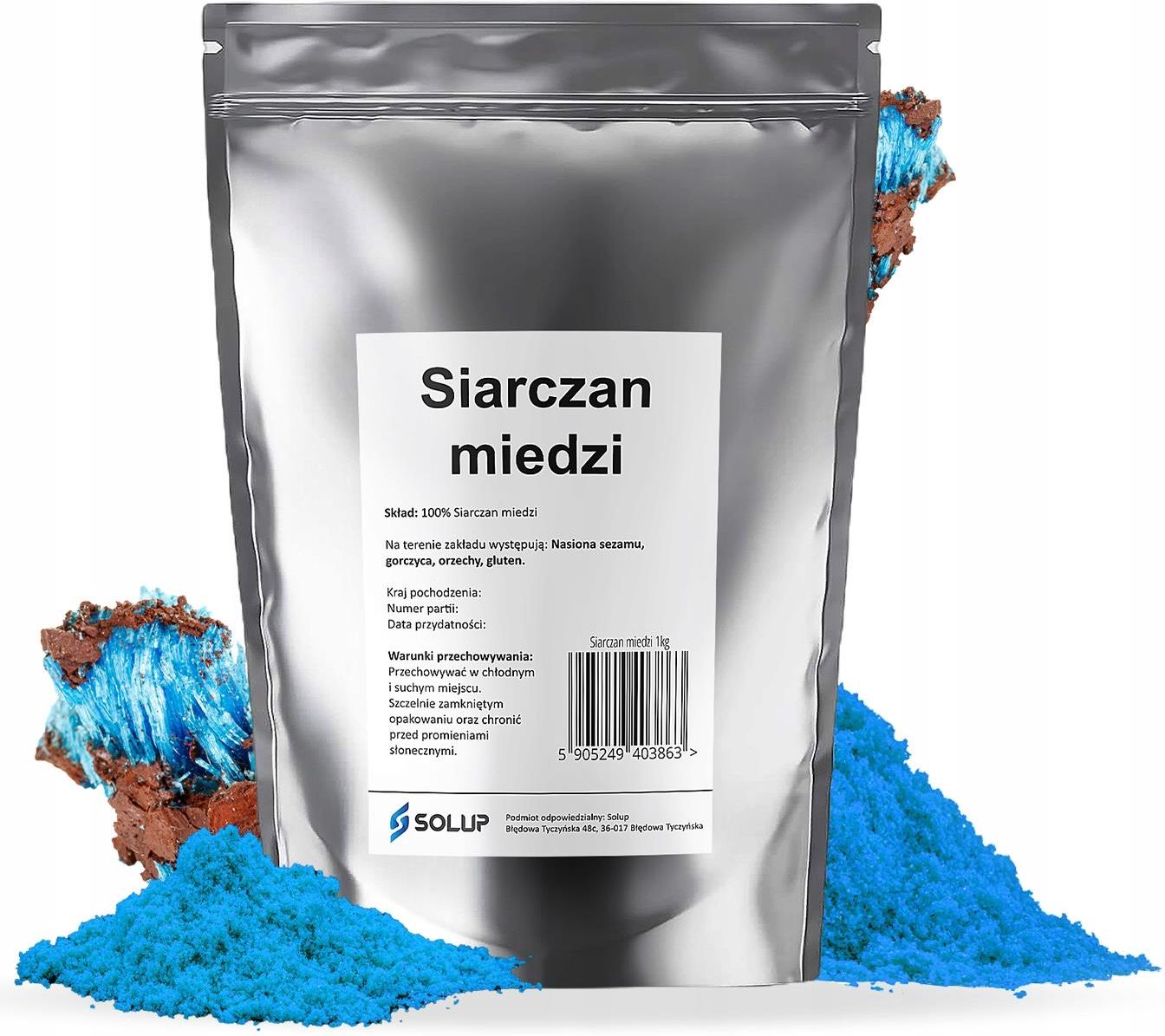 Solup Siarczan Miedzi Czysty Pięciowodny 500G - ceny i opinie - Ceneo.pl