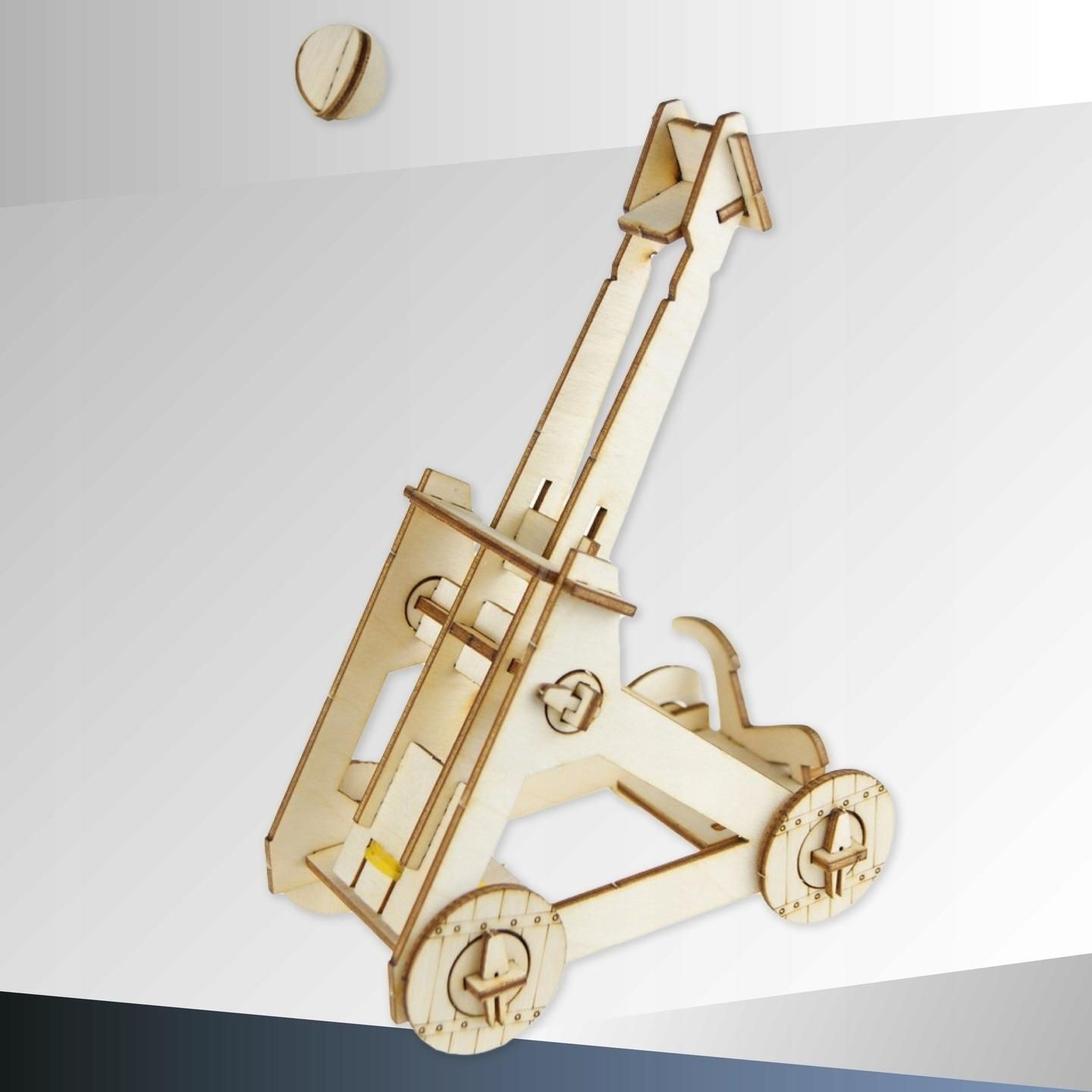 Drewniana katapulta- puzzle, do samodzielnego złożenia - Ceny i opinie - Ceneo.pl