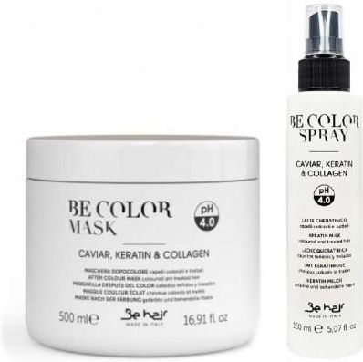 Be Hair Be Color Odżywcza Maska 500ml + Spray Z Kawiorem, Keratyną I ...