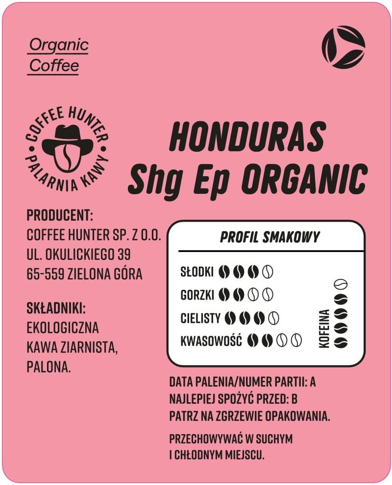Kawa Coffee Hunter Kawa Organiczna Honduras Shg Ep Kawa Ziarnista 500g - Ceny i opinie - Ceneo.pl