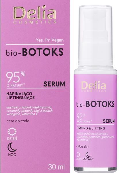 Serum do twarzy Delia Bio Botoks Firming & Lifting Serum Napinająco Liftingujące 30 ml - Opinie ...