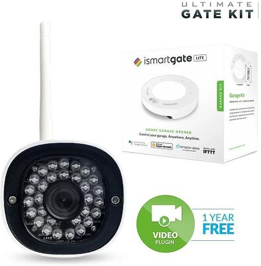 Kamera przemysłowa Ismartgate Zestaw Ultimate Lite Gate Do Otwierania 1 Bramy Wjazdowej Kamera ...