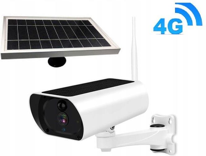 Kamera przemysłowa Kamera Solarna Zewnętrzna Sim Gsm Dual Panel 2.0 ...