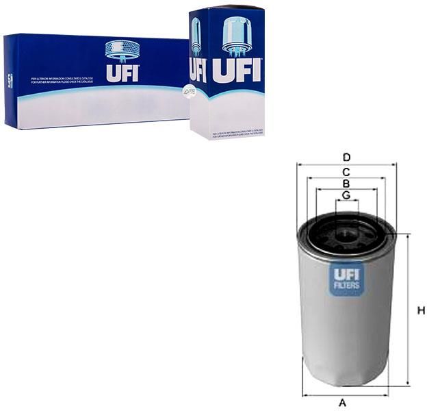 Ufi Filtr Oleju Iveco 45Lf140220 01 2346900 - opinie i ceny na Ceneo.pl