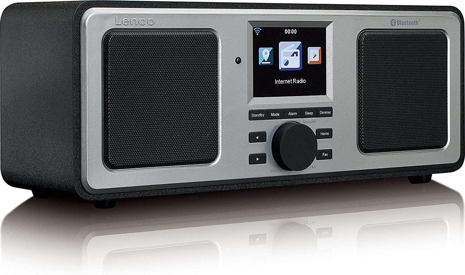 Radio internetowe Radio Lenco DIR-150 FM Bluetooth USB AUX LCD Alarm ...