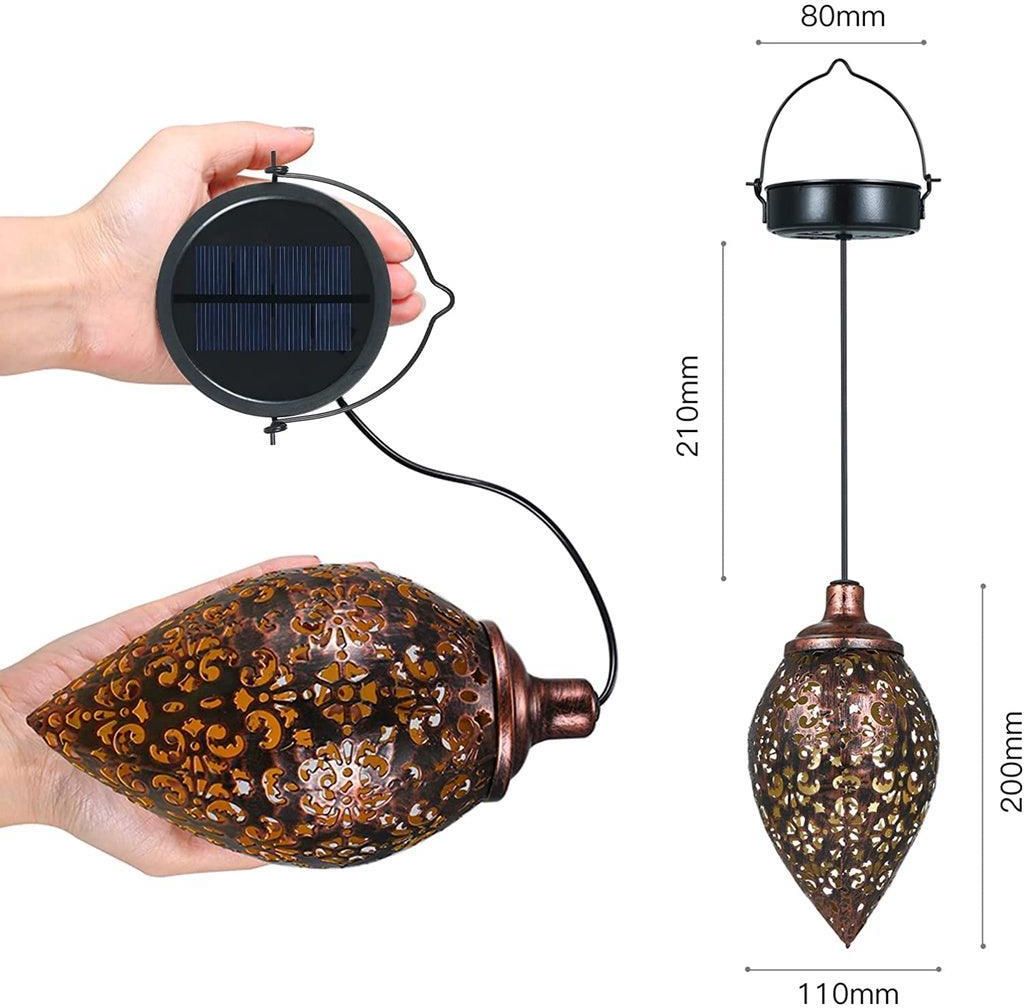 Wiszące Lampy Solarne Lampy Słoneczne Lampy Ogrodowe LED Lampy Metalowe ...