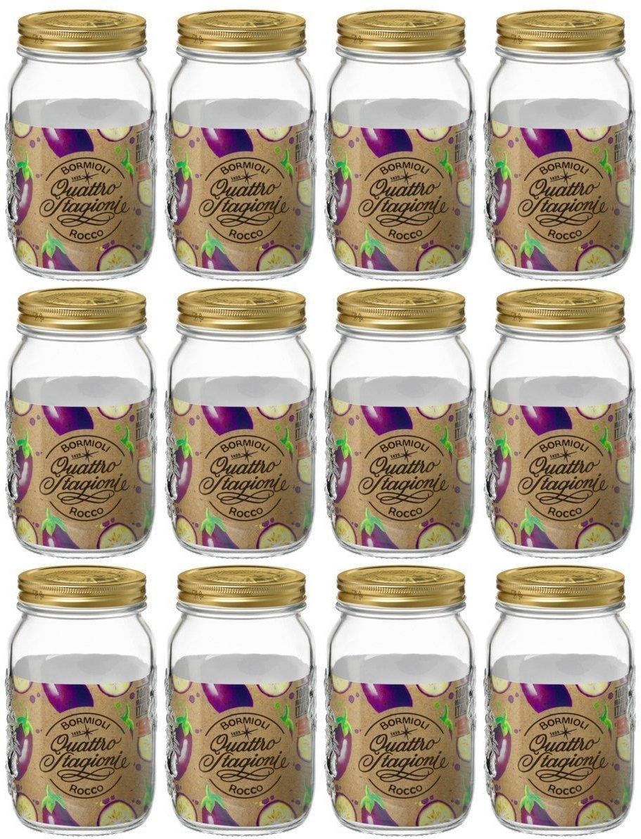 12x Słoik Bormioli Rocco Quattro Stagioni 1 l - Opinie i atrakcyjne ...