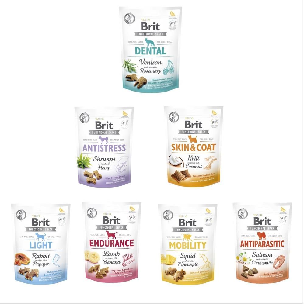 Karma Brit Functional Snack Mix 7x150G - Ceny i opinie - Ceneo.pl