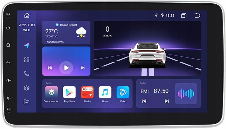 Radioodtwarzacz samochodowy Marsdev Uniwersalne 1Din Android 6/128Gb ...