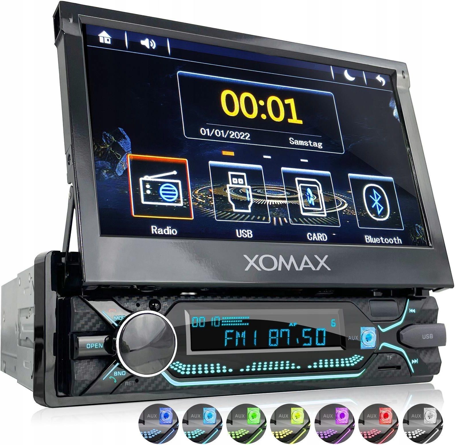 Radioodtwarzacz samochodowy Xomax Xm-V747 Bluetooth Usb Aux ...