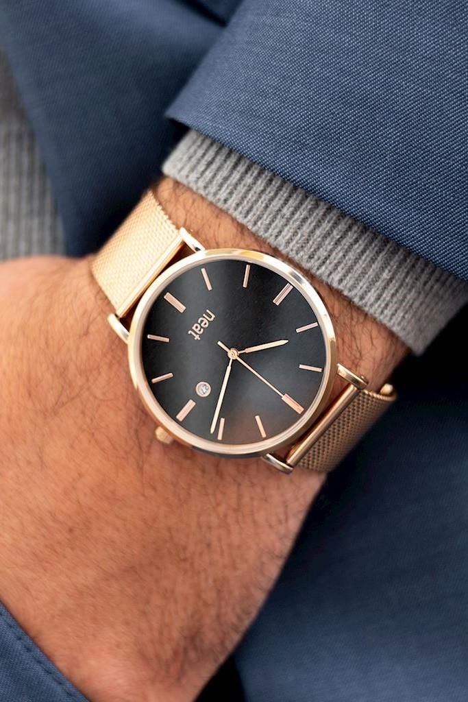 Neat Brand Elegancki męski ze złotą kopertą - Zegarki Męskie - Ceny i ...