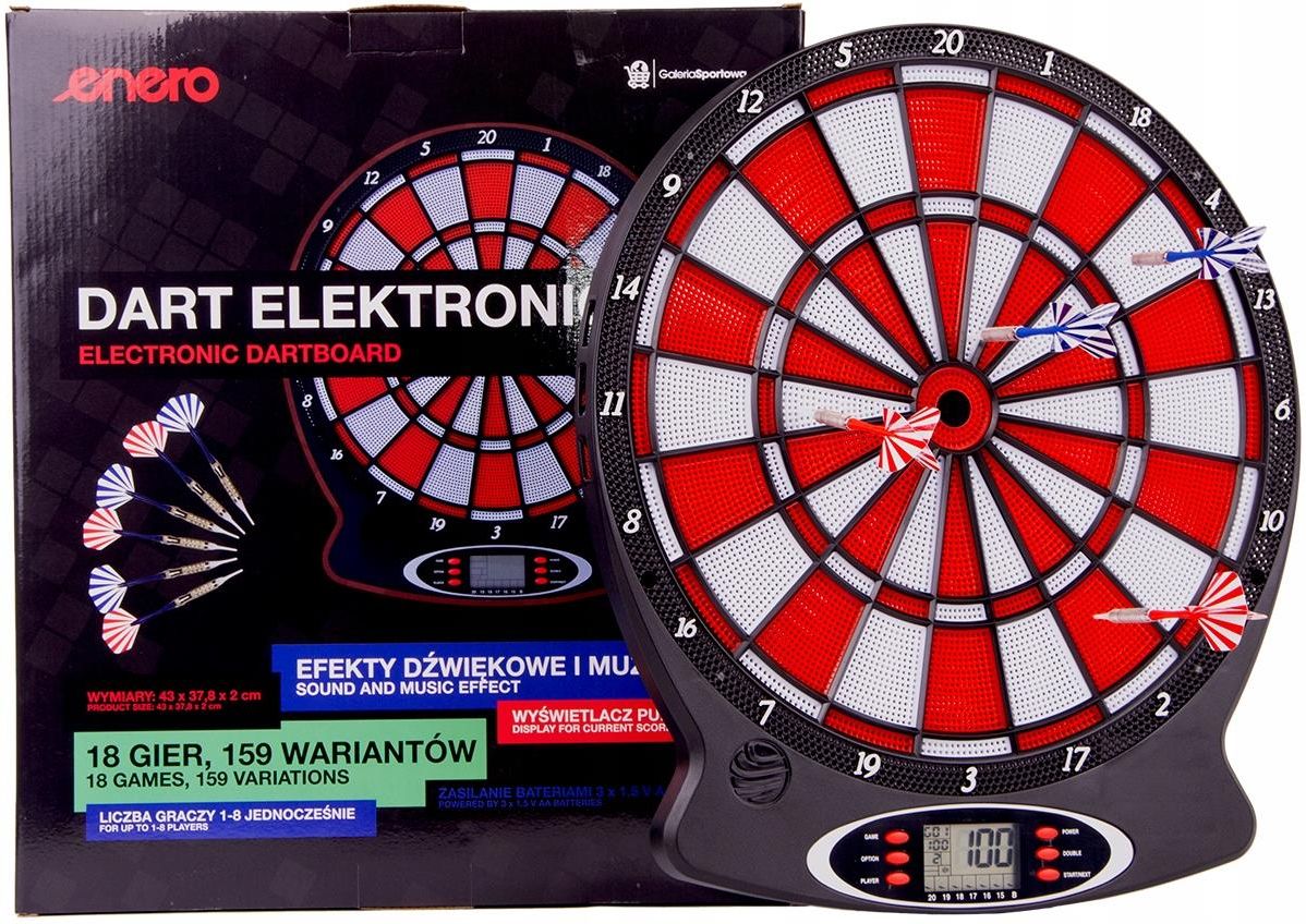 Tarcza Dart Elektroniczna Do Gry Lotki Rzutki Różowa - Ceny i opinie ...