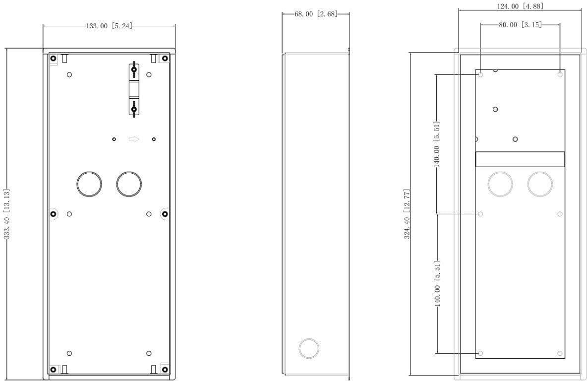 Dahua Obudowa Podtynkowa (VTM128) - Akcesoria do monitoringu - Ceny i ...