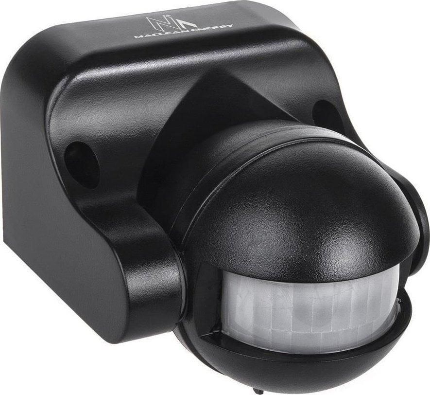 Maclean Czujnik Ruchu Pir Na Podczerwień Ip44 Czarny Zasięg 12M Max ...