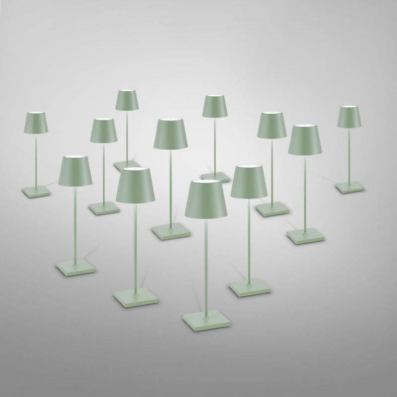 Lampa Zafferano Poldina Pro USB lampa stołowa LED zestaw 12 szt. ze ...