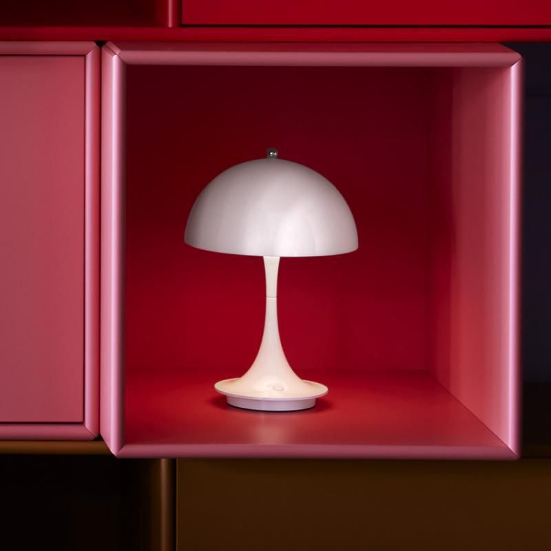 Lampa Louis Poulsen Panthella Portable Opal V2 USB akumulatorowa lampa ...