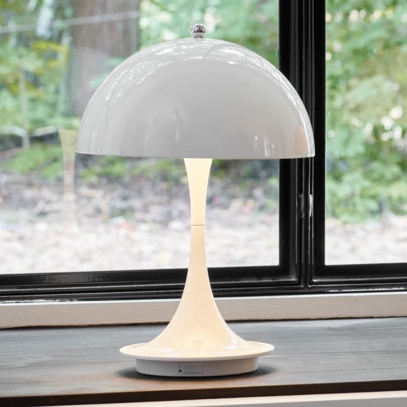 Lampa Louis Poulsen Panthella Portable Opal V2 USB akumulatorowa lampa ...