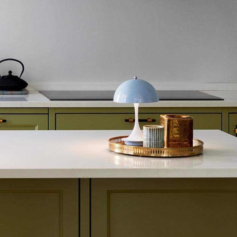 Lampa Louis Poulsen Panthella Portable Opal V2 USB akumulatorowa lampa ...